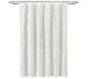 LUSH DECOR Ravello Pintuck 72x72 Shower Curtain - One-color