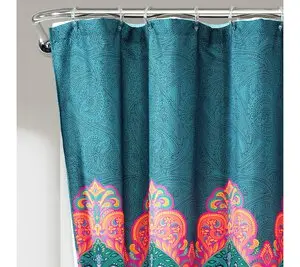 LUSH DECOR Boho Chic 72' X 72' Shower Curtain 14-pc Set By