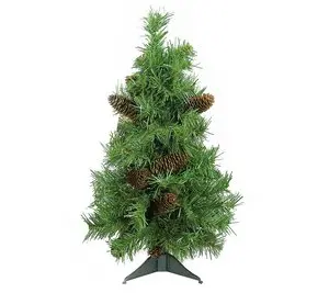 NORTHLIGHT 2' Full Dakota Pine Faux Christmas T Ree Unlit - One-color
