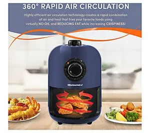 ELITE Gourmet 1 Quart Compact Air Fryer