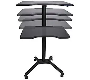 ROYAL Lt28 Adjustable Sit And Stand Mobile Work Station