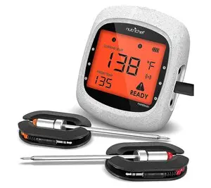 NUTRICHEF Bluetooth Wireless Bbq Digital Thermo Meter - One-color