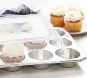 NORDICWARE Muffin Pan With High Dome Lid
