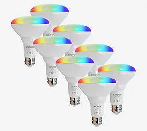 XODO Smart Floodlight Led Bulb 8-pack Multi-col Or Wifi E26 11 - One-color