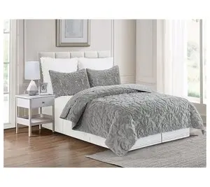 C&F HOME Cornelia 3-piece Polyester King Quilt Set - One-color