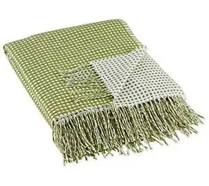 DESIGN IMPORTS Waffle Knit Throw - One-color