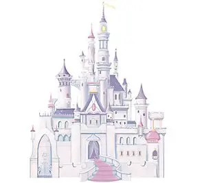 ROOMMATES Disney Princess Castle Peel & Stick G Iant Wall Deca - One-color