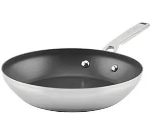 KITCHENAID 3-ply Base Stainless Steel Nonstick Pan, 9.5 - Silver