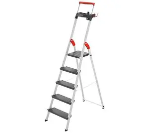 HAILO-WERK Aluminum Five-step Ladder - One-color