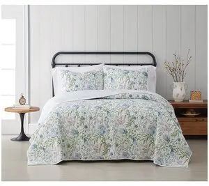COTTAGE CLASSICS Field Floral 3-piece King Quil T Set - One-color