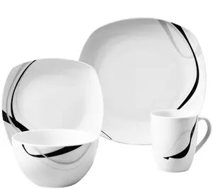 TABLETOPS UNLIMITED 16-piece Dinnerware Set Car Nival - One-color