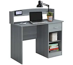 TECHNI MOBILI Modern Office Computer Desk With Hutch