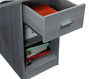 TECHNI MOBILI Modern Office Computer Desk With Hutch