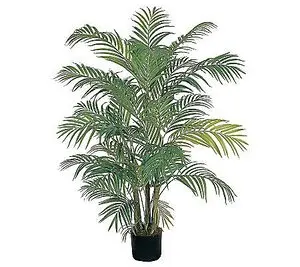 NEARLY NATURAL 4' Areca Palm Tree By - One-color