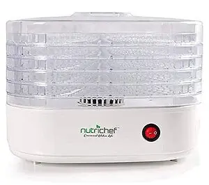 NUTRICHEF Electric Countertop Food Dehydrator & Preserver - One-color