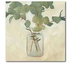 COURTSIDE MARKET Greenery Still Life Ii 16x16 C Anvas Wall Art - One-color