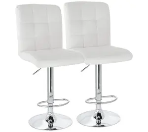 ELAMA Square Bar Stool Set Of 2 - One-color
