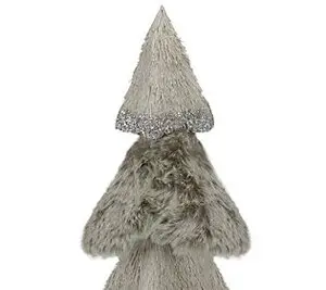 NORTHLIGHT 20' Multi Textured Triangular Tree W Glitter