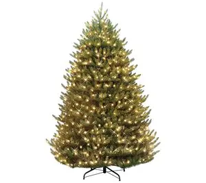 PULEO INTERNATIONAL 6.5' Prelit Canadian Balsamfir Tree - One-color