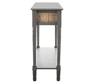 SAFAVIEH Winifred Wicker Console Table With Sto Rage