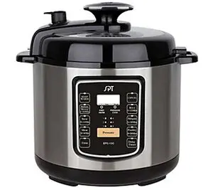 SPT 6.5-qt Stainless Pressure Cooker W/ Quick R Elease Button - One-color