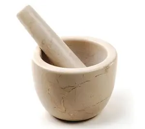 RSVP 2-oz Marble Mortar And Pestle In Beige - One-color