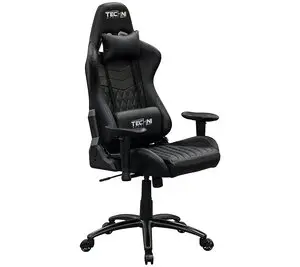 TECHNI SPORT Gg Black Memory Foam Adjustable Pc Gaming Chair - One-color