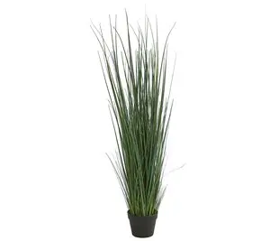 NEARLY NATURAL 4' Grass Artificial Plant By - One-color