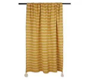 DESIGN IMPORTS Slub Stripe Throw