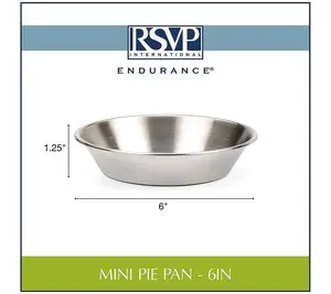 RSVP 6' Mini Pie Pan