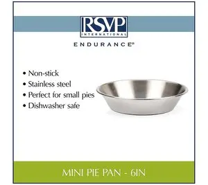 RSVP 6' Mini Pie Pan