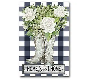 COURTSIDE MARKET Home Sweet Home 12x18 Canvas W All Art - One-color