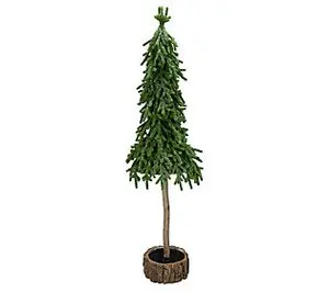 NORTHLIGHT 29.5-inch Downswept Iced Tree Wood B Ase Unlit - One-color