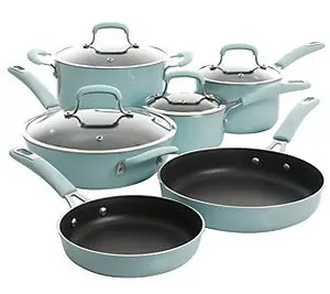 KENMORE Elite Andover 10 Piece Aluminum Cookwar E Set - One-color