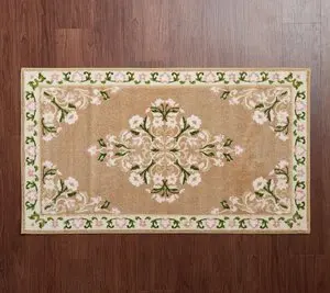 NOURISON HOME Aubusson 26'x45' Washable Accent Rug - One-color