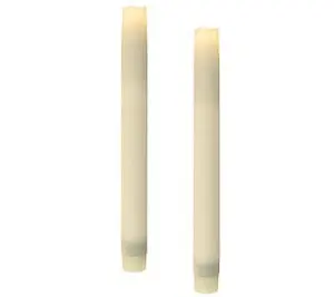 PACIFIC ACCENTS Set Of 2 Flameless 9' Taper Can Dles - One-color