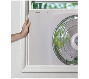 LASKO 16' Electrically Reversible Window Fan Wi Th Storm Guard