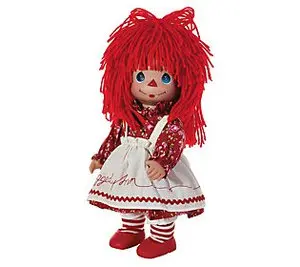 PRECIOUS MOMENTS 12' Good Ole Times Raggedy Ann Doll - One-color