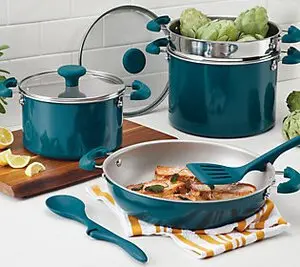 RACHAEL RAY Create Delicious 8-pc Aluminum Cook Ware Set