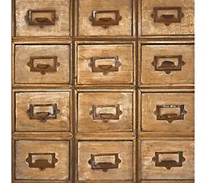 NEXTWALL Library Card Catalog Peel And Stick Wa Llpaper Roll