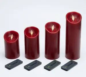 LUMINARA Set Of 3.0' Diameter Candles - One-color