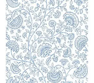 NEXTWALL Paisley Trail Peel And Stick Wallpaper Roll - One-color