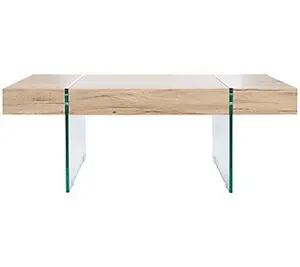 SAFAVIEH Jacob Rectangular Glass Leg Modern Cof Fee Table - One-color