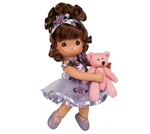PRECIOUS MOMENTS Dance With Me Brunette 9' Viny L Doll - One-color