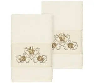 LINUM HOME TEXTILES Bella 2pc Embellished Hand Towel Set - One-color