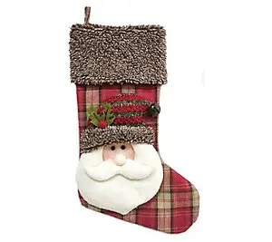 SANTA'S WORKSHOP 18.5' Santa Pal Stocking - One-color