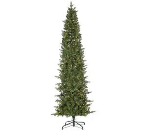 GERSON INTERNATIONAL 9' Natural Cut Narrow Saginaw Pine W/lights Erson Co - One-color