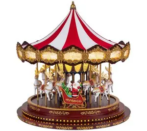 MR. CHRISTMAS Deluxe Christmas Carousel - One-color