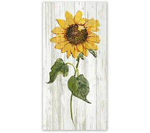 COURTSIDE MARKET Sunflower Autumn Ii 12x24 Canv As Wall Art - One-color