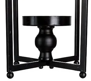 GLITZHOME Modern Farmhouse Open Scroll Lantern Small